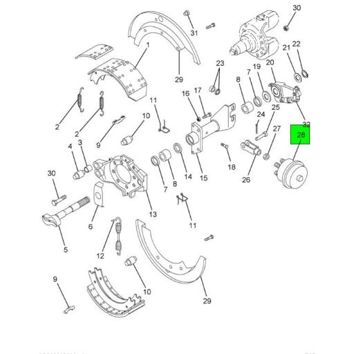 ZAJ1416001 Navistar International | Brake Service Chamber C16 16 in ...