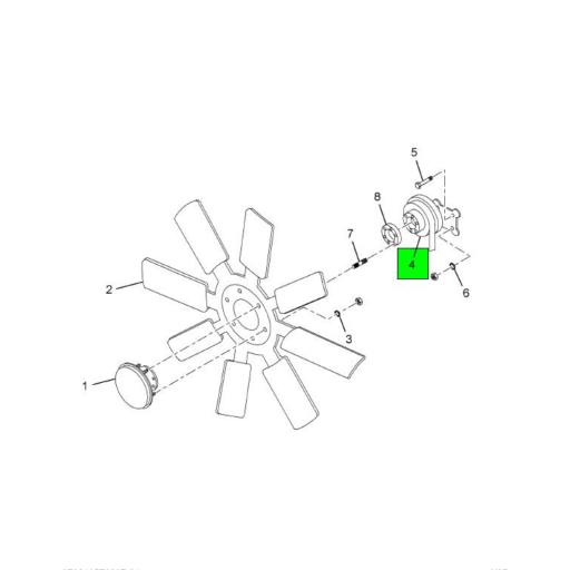 2019846C91 Navistar International | Fan Drive Pulley 121 Hub | Source ...