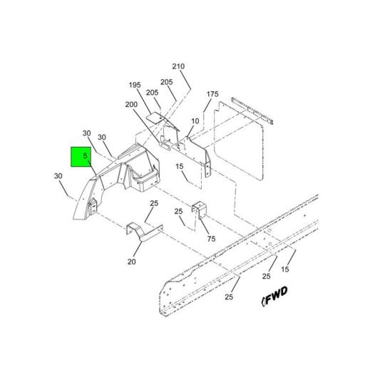 3565887C3 Navistar International | Right Front Fender Panel | Source ...