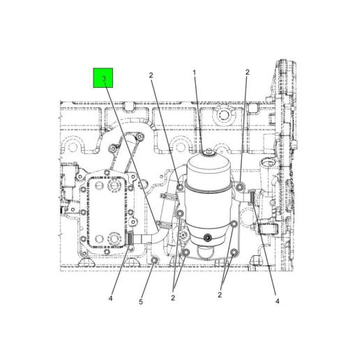 1842695C93 Navistar International | Oil Cooling Drain Tube | Source One ...