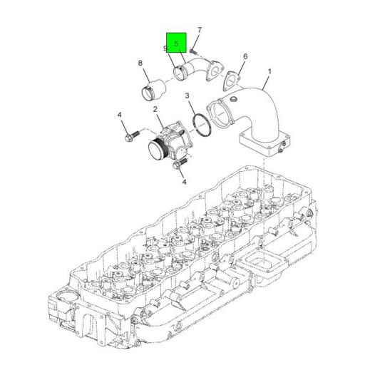 1873897C91 Navistar International | EGR Metering Tube Assembly | Source ...