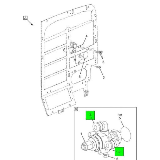 2017509C1 Navistar International | 90-Degree Elbow 3/8 PTC x 1/8 MP ...
