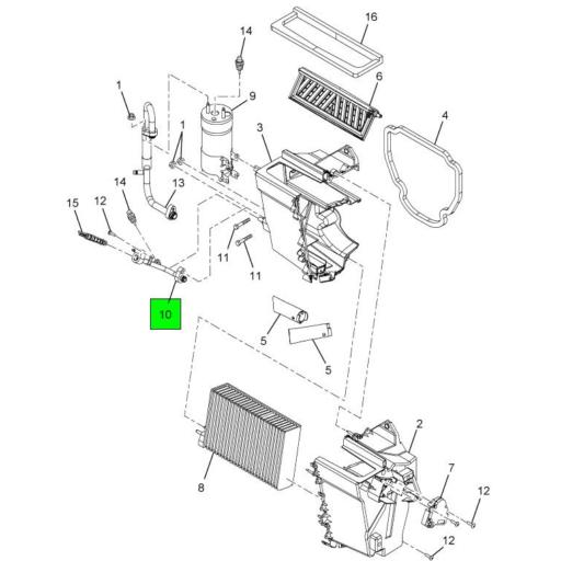 2519877C1 Navistar International | Evaporator Supply Tube Without Valve ...