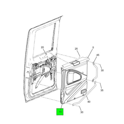 3511058C2 Navistar International | Fastener Interior Trim - 2 Pack ...