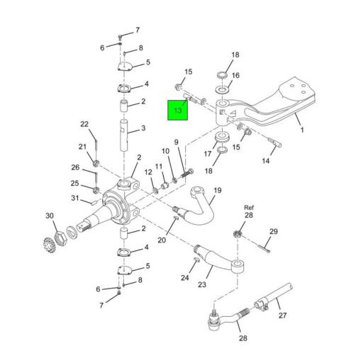549782C1 Navistar International | Kingpin Draw Key - 4 Pack | Source ...