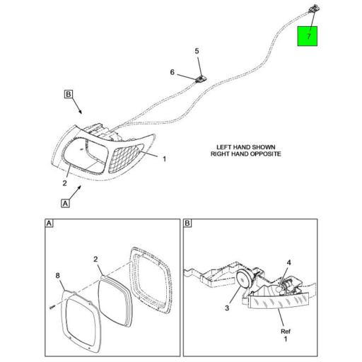 1664408C1 Navistar International | 3-Way Male Connector Body Lock - 4 ...