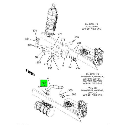 3853371C1 Navistar International | Exhaust Pipe Flange Gasket | Source ...