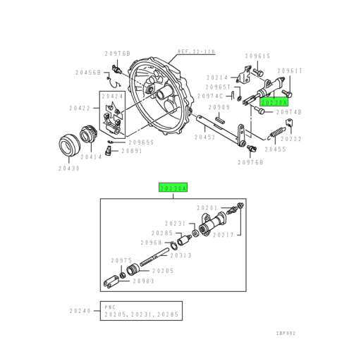 ME626009 Mitsubishi FUSO | Clutch Power Cylinder Assembly | Source One ...