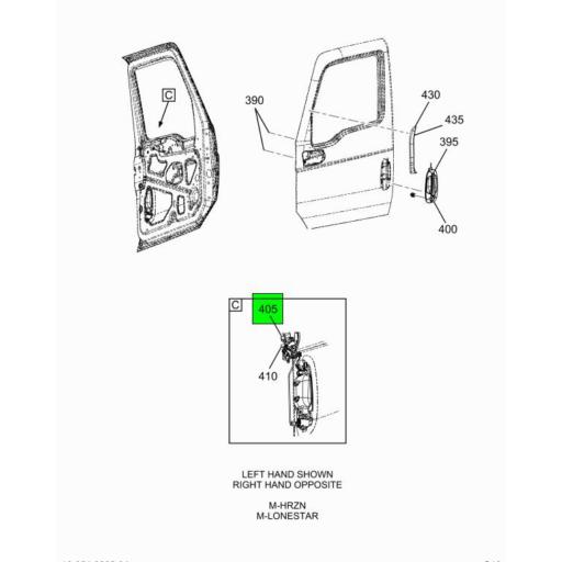 4055113C99 Navistar International | Left-Hand Manual Access Door Latch ...