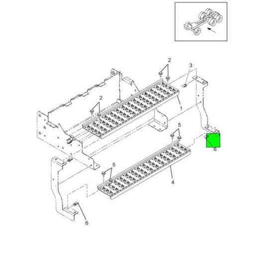 3571004C2 Navistar International | Bracket Battery Box Step Mounting ...