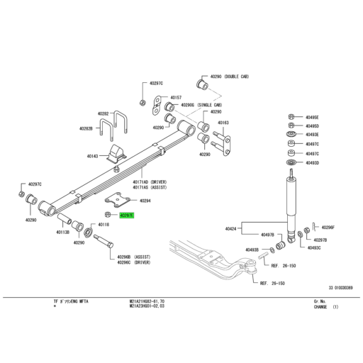 MC110290 Mitsubishi FUSO | Front Suspension Spring Nut | Source One ...