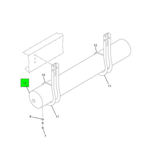3522820C1 Navistar International | Primary Air Pressure Tank | Source ...