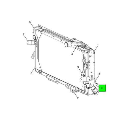 2604197C91 Navistar International | Lower Grille Bracket | Source One ...