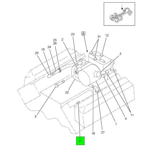 1822607C91 Navistar International | Supply Rail Plug Assembly | Source ...