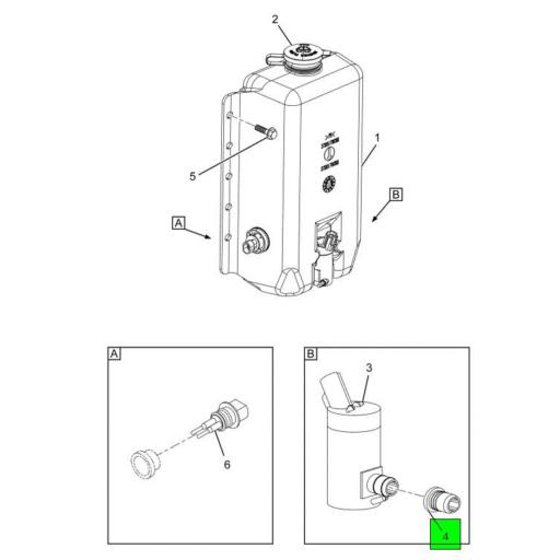 2511744C1 Navistar International | Windshield Washer Pump Grommet ...