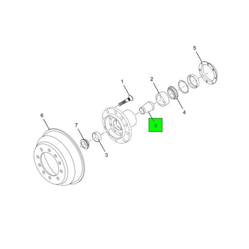 2588659C1 Navistar International | Wheel Bearing Spacer | Source One ...