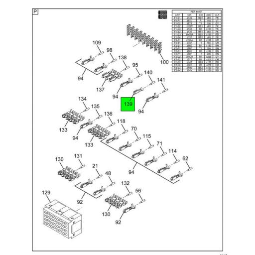 3536303C1 Navistar International | Female Cable Terminal 4-Way 10 Gauge ...