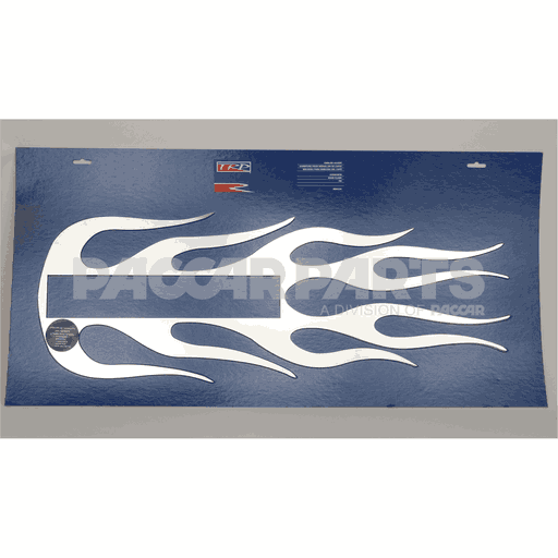 MD0134 Kenworth | Accent Emblem Kenworth SS Flame Hood | Source One ...