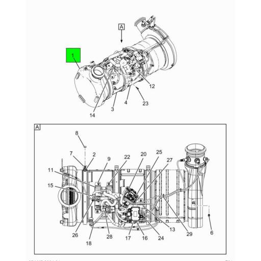 2521227C1 Navistar International | Diesel Oxidation Catalyst Inlet ...