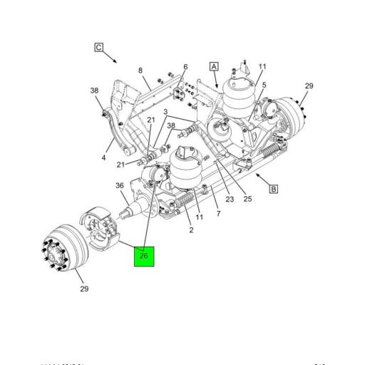 HAL40010070 Navistar International | Brake Slack Adjuster | Source One ...