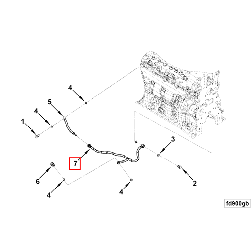 5317166 Cummins | Fuel Drain Tube | Source One Parts Center