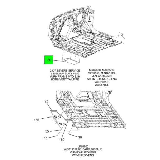 3790035C1 Navistar International | INSULATRINSULATOR CAB FLOOR | Source ...