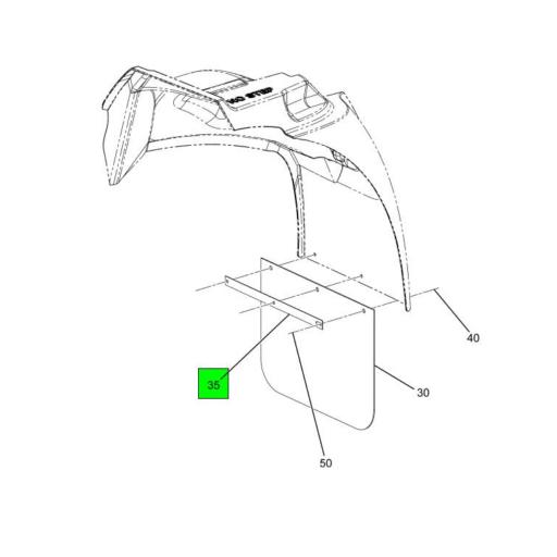 3608165C1 Navistar International | Mud Guard Retainer | Source One ...