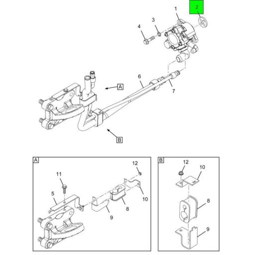 3624131C3 Navistar International | Power Steering Pump Adapter | Source ...