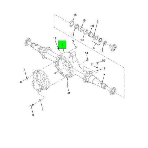 2516382C91 Navistar International | Rear Axle Housing | Source One ...