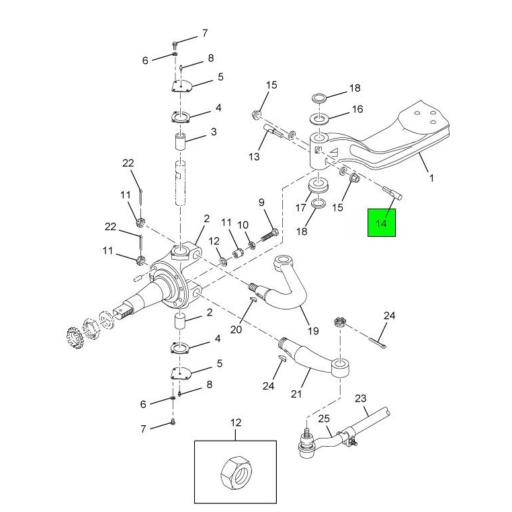 474522C1 Navistar International | Kingpin Draw Key - 4 Pack | Source ...