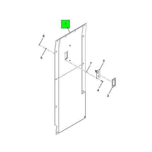 4088621C1 Navistar International | Right-Hand Side Panel with TV Arm ...