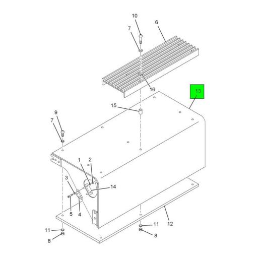 1515912C2 Navistar International | Battery Box Cover | Source One Parts ...