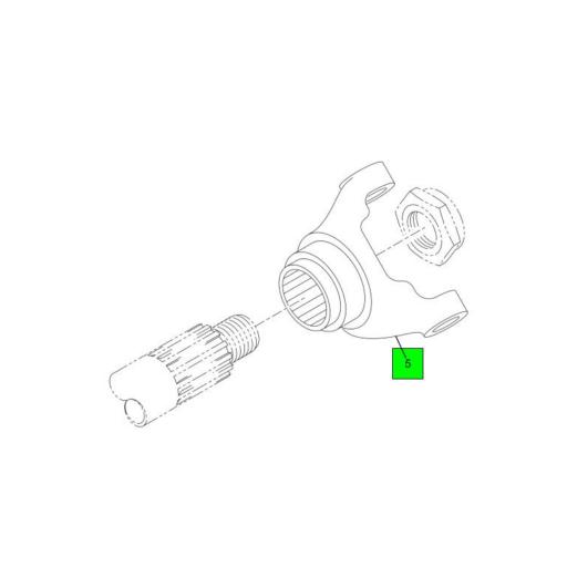 3549041F1 Navistar International | Flange Trunnion Bearing SPL90 ...