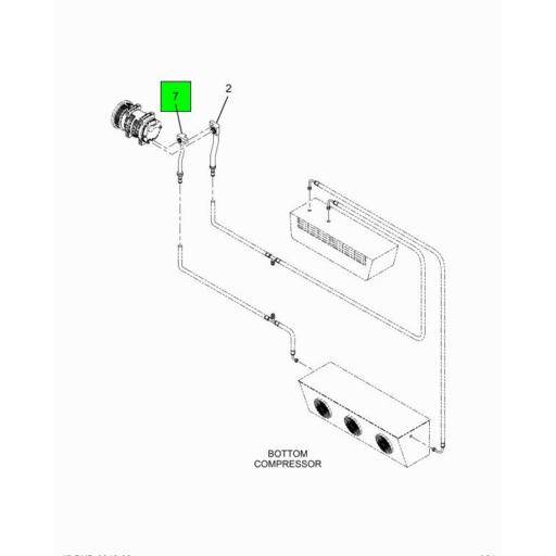 4258871C91 Navistar International | AC Fitting Bus Body Lower Component ...