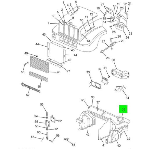1654228C1 Navistar International | Air Cleaner Hood Seal | Source One ...