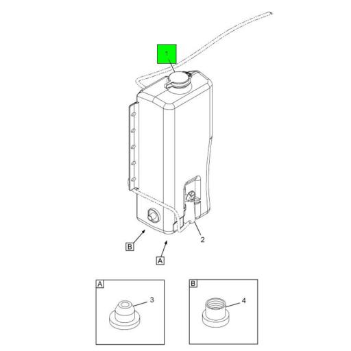 2508377C1 Navistar International | Windshield Washer Reservoir Vent Cap ...