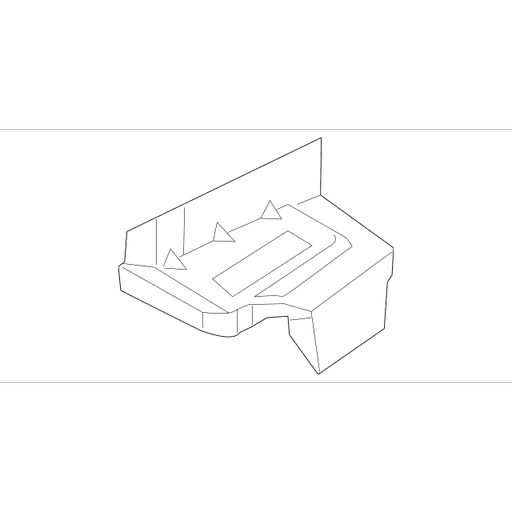 8A8Z7411250A Ford | Floor Extension Pan Side - Right Rear Center ...