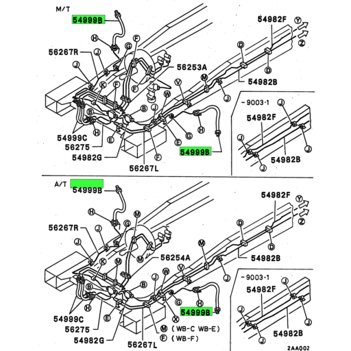 MB295682 Mitsubishi FUSO | Brake Fluid Line Hose | Source One Parts Center