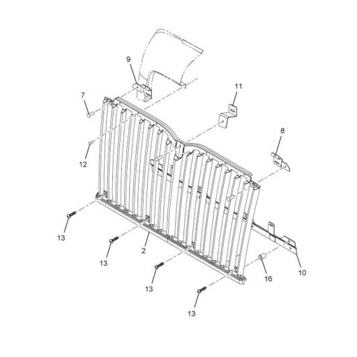 3579746C91 Navistar International | Chrome Grille Assembly with Bug ...