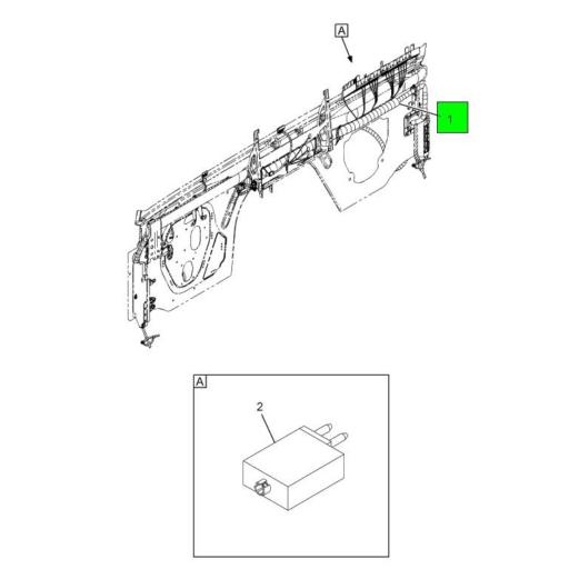 3724579C91 Navistar International | HARNESS CAB OVERLAY FDT DIAG ...