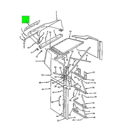 1658122C1 Navistar International | Deflector Opening Cover Plate ...