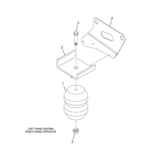 3623400C91 Navistar International | Auxiliary Rubber Spring | Source ...