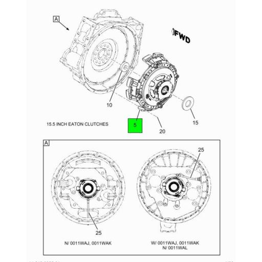 C10950124 Navistar International | Clutch Assembly Solo 2-Plate 14 in ...