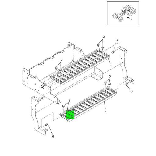 3571003C2 Navistar International | Battery Box Step Mounting Bracket ...