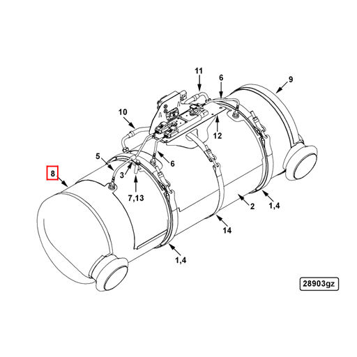 2880512 Cummins | Inlet Catalyst Module | Source One Parts Center