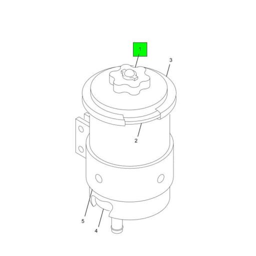 2503222C1 Navistar International | Power Steering Reservoir Filler Cap ...