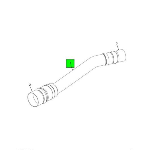 4061776C5 Navistar International | Air Pipe Charge Air Cooler CAC Hot ...