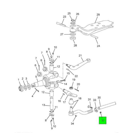 144423H Navistar International | Lock Nut 5/8-24 UNF - 10 Pack | Source ...