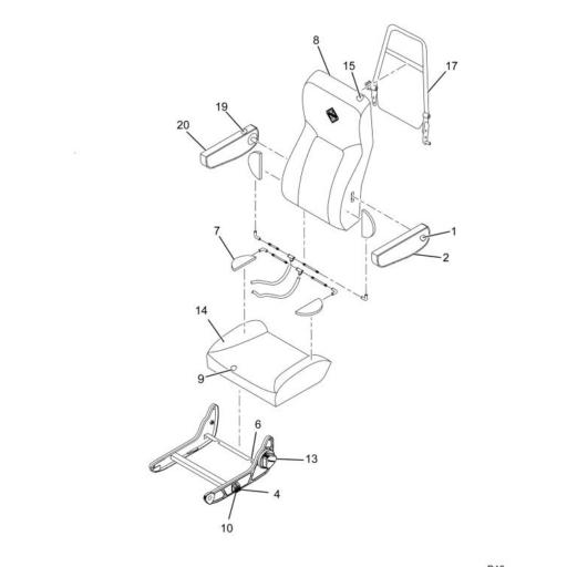 6135121C91 Navistar International | Driver Seat High Air Suspension ...