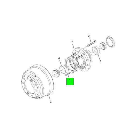2004185C1 Navistar International | Flange Drive Stud 5/8-18 | Source ...